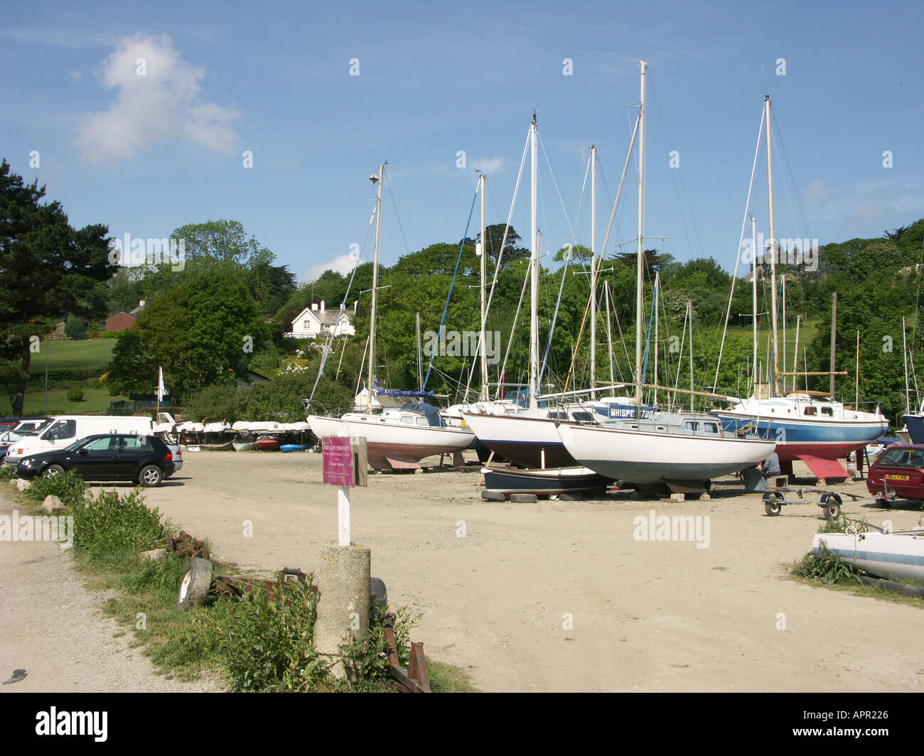 Loe Beach Falmouth Bay Cornwall Cornwall UK Stock Photo - Alamy