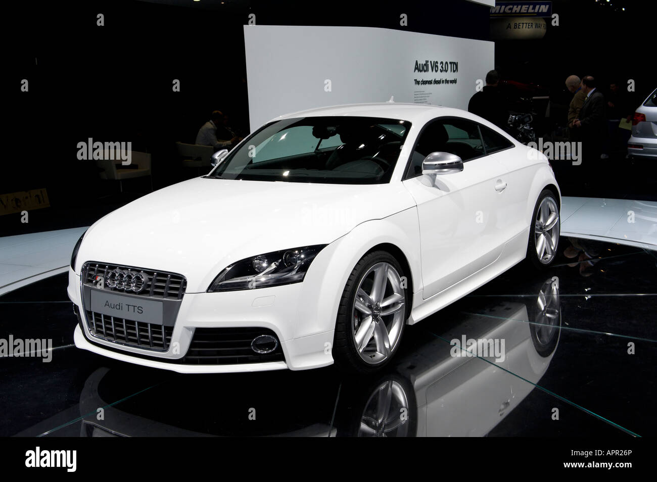 American sporty car in white hi-res stock photography and images - Alamy