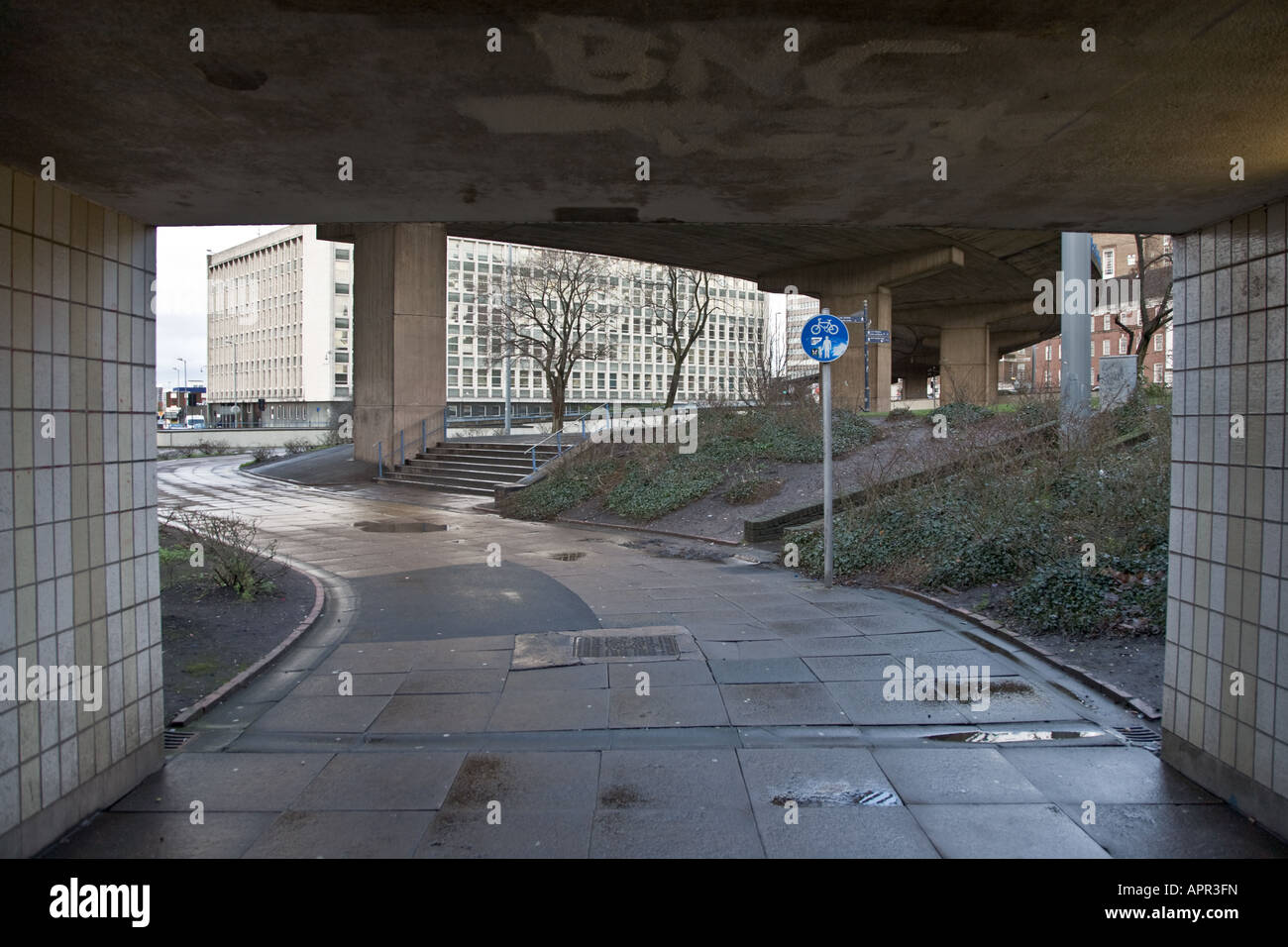 Subway city birmingham underpasses Stock Photo - Alamy