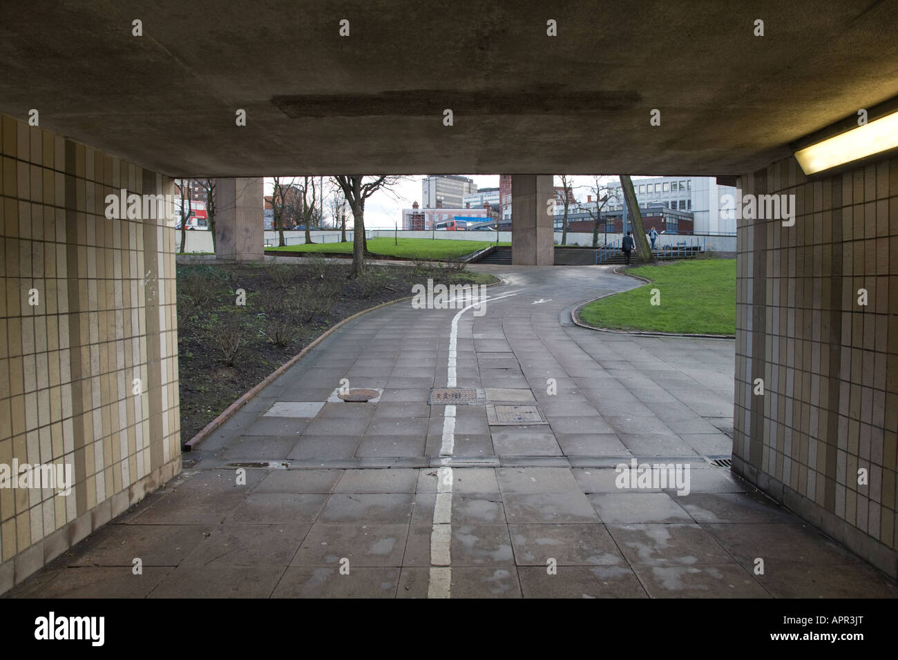 Subway city birmingham underpasses Stock Photo - Alamy
