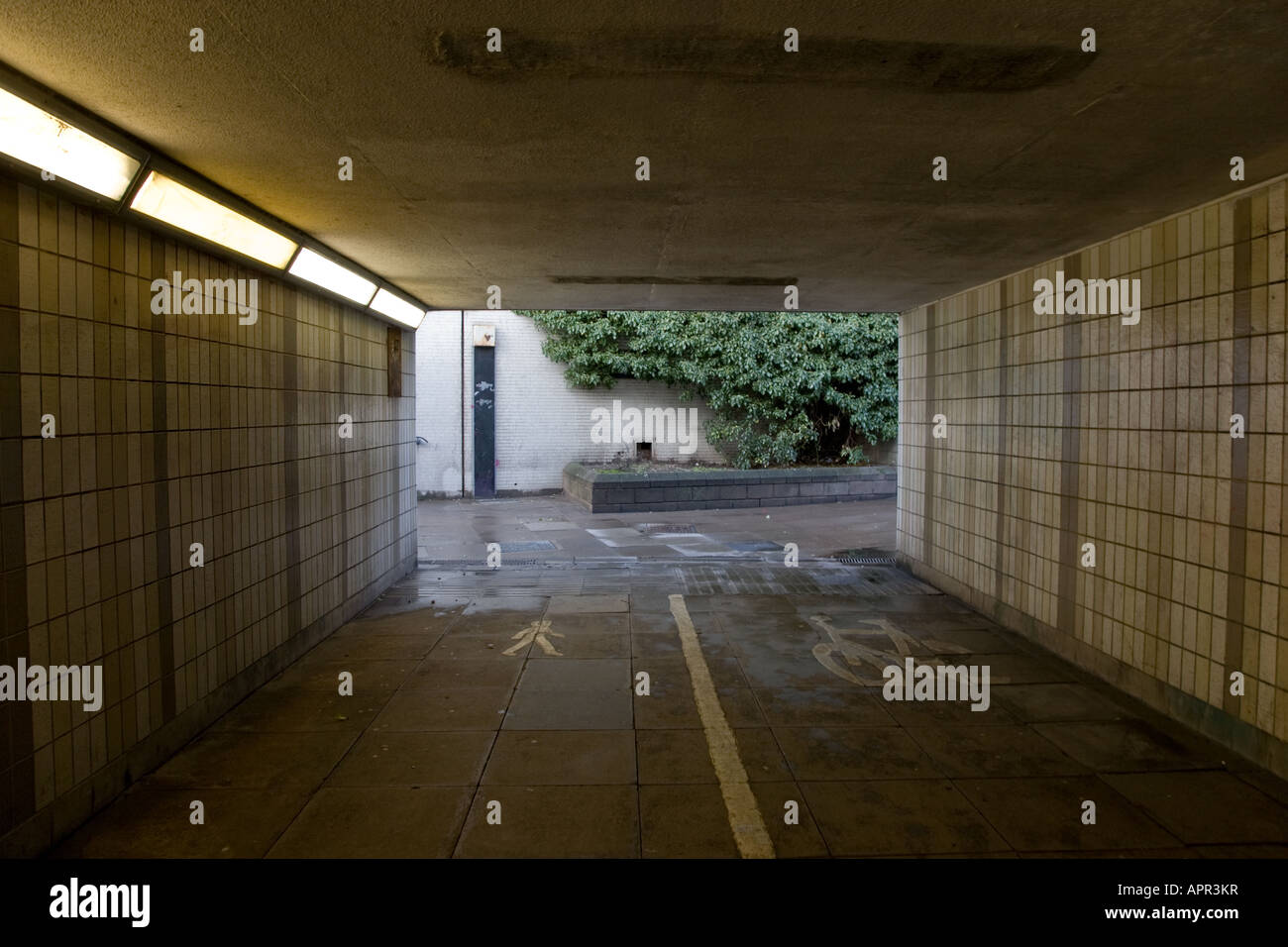 Subway city birmingham underpasses Stock Photo - Alamy