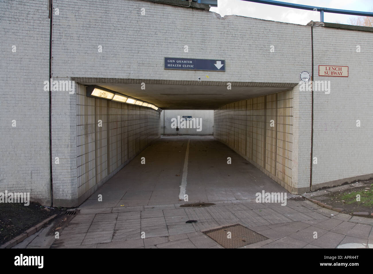 Subway city birmingham underpasses Stock Photo - Alamy