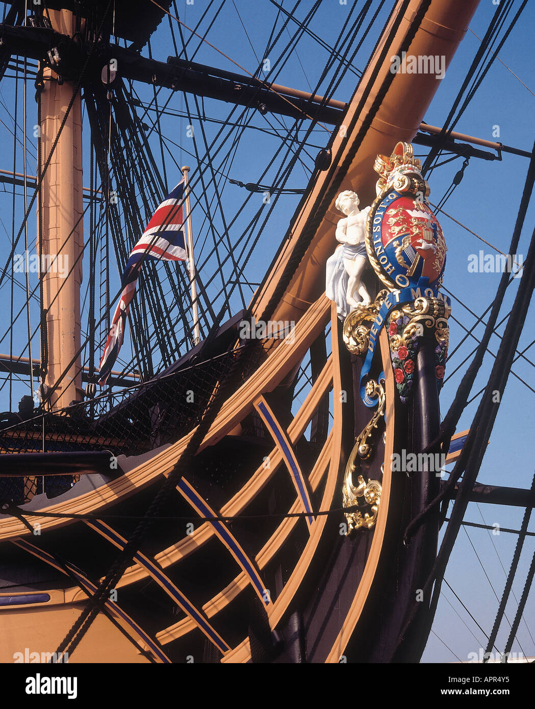 HMS Victory the flagship of Admiral Horatio Nelson and the veteran of ...
