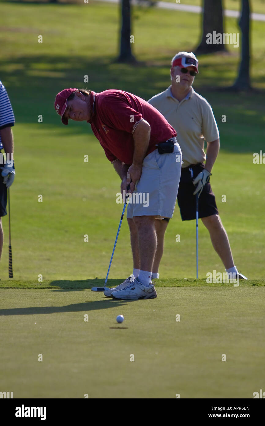 Men Playing Golf Stock Photo - Alamy