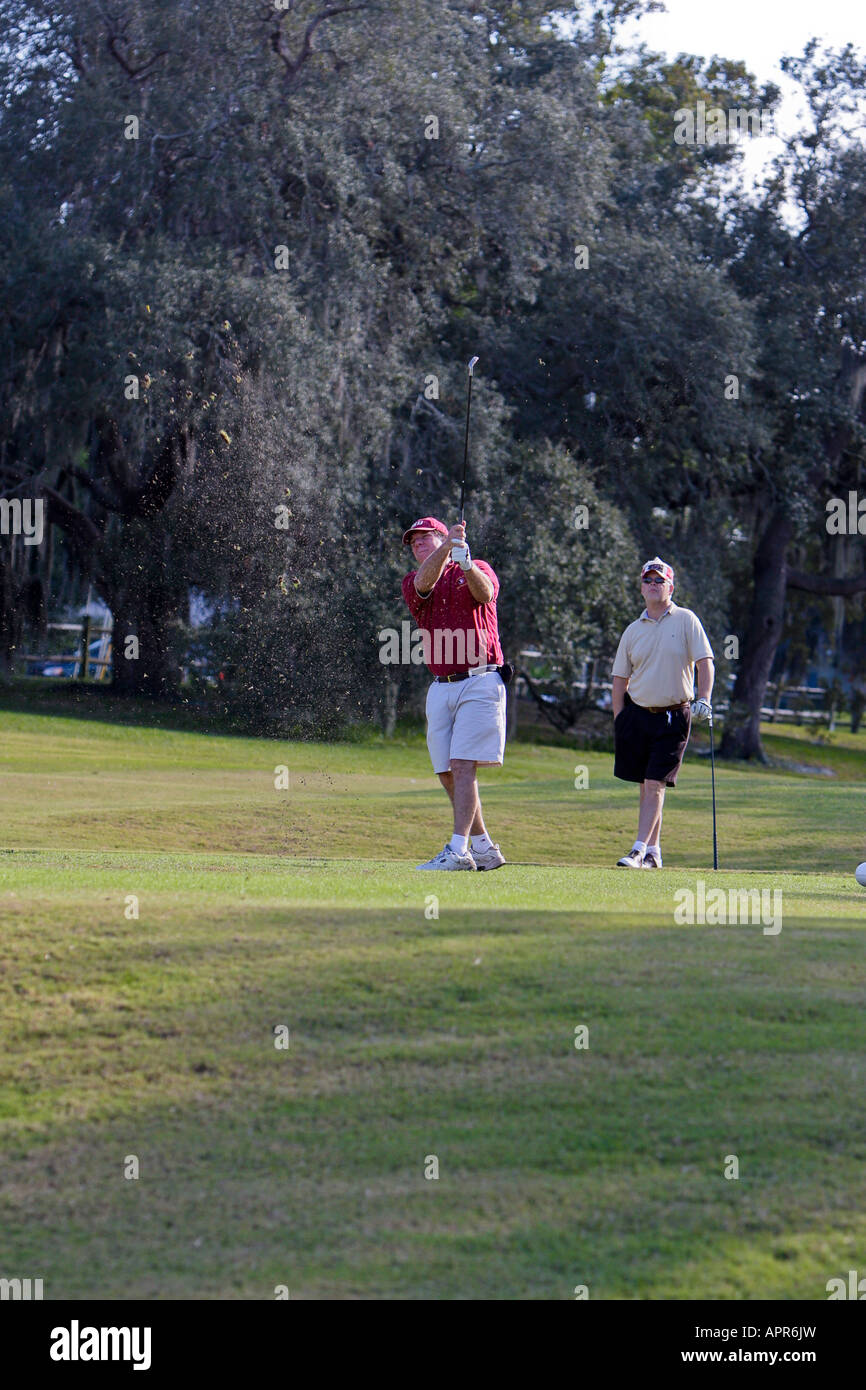 Men Playing Golf Stock Photo - Alamy