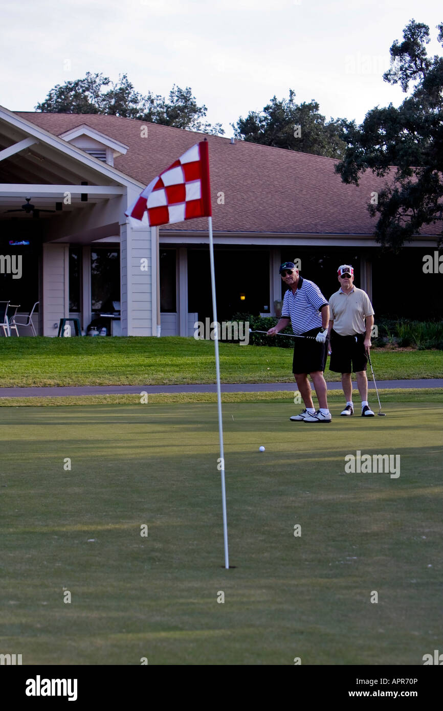 Men Playing Golf Stock Photo - Alamy