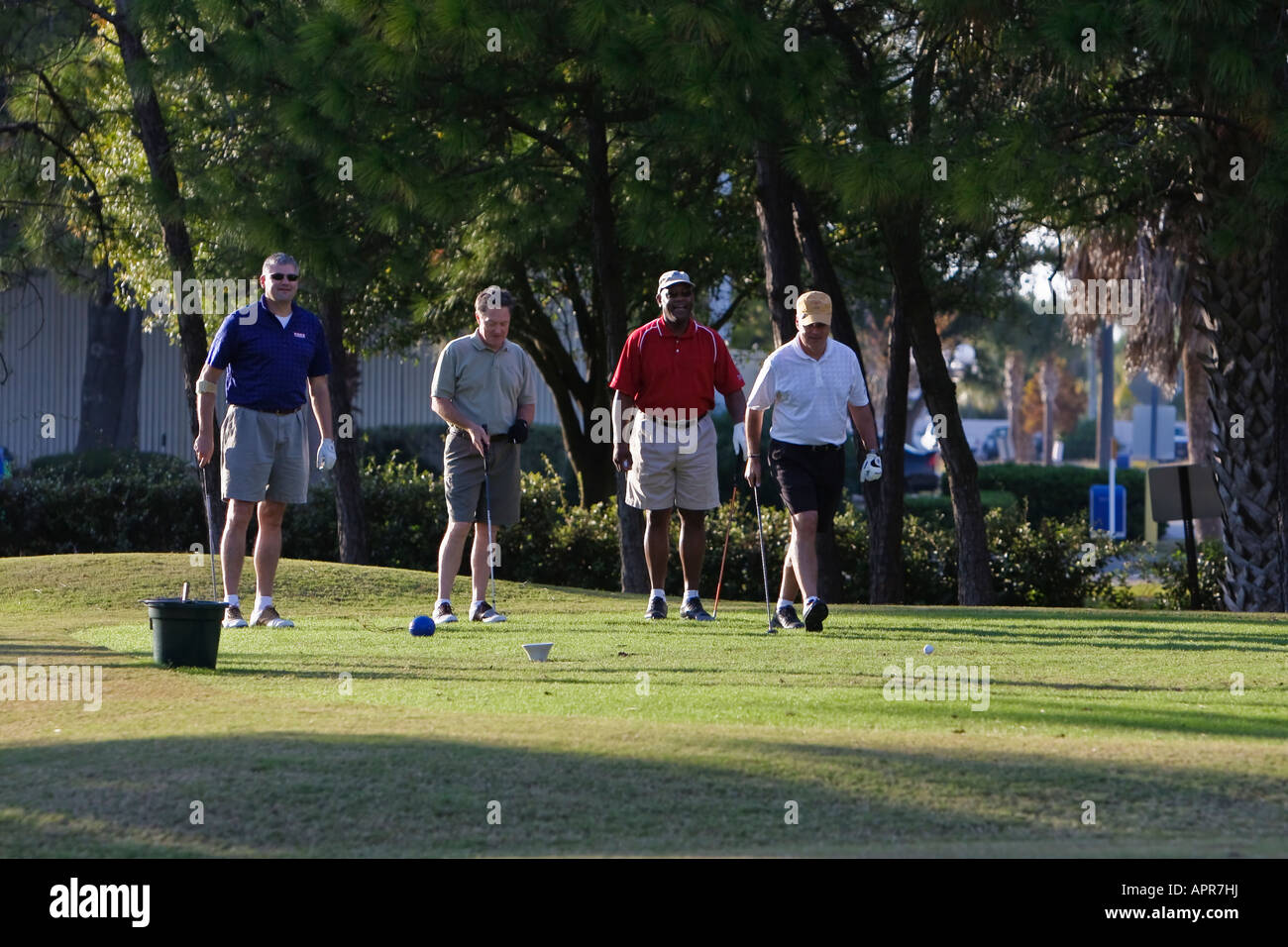 Golf foursome hi-res stock photography and images - Alamy