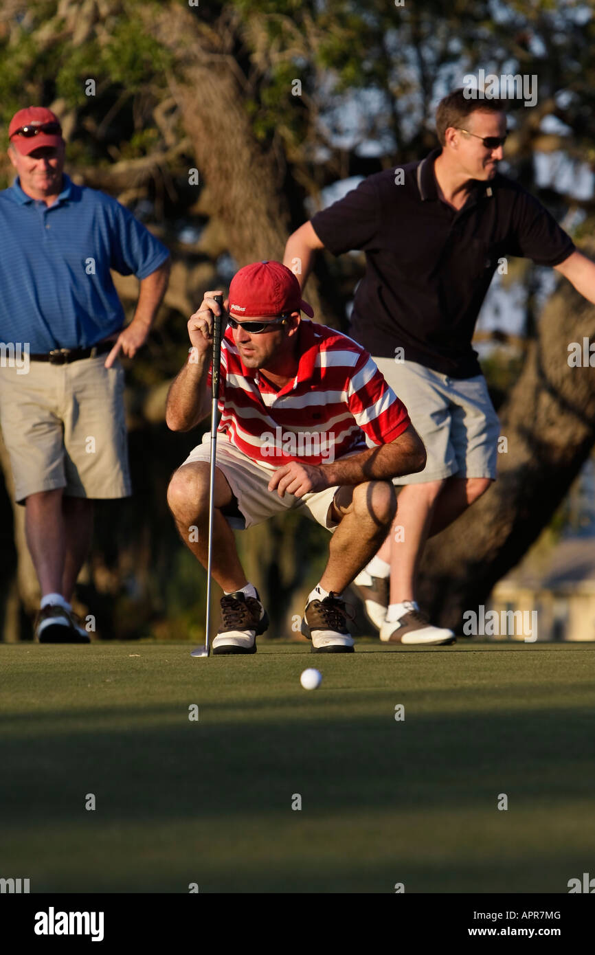 Men Playing Golf Stock Photo - Alamy