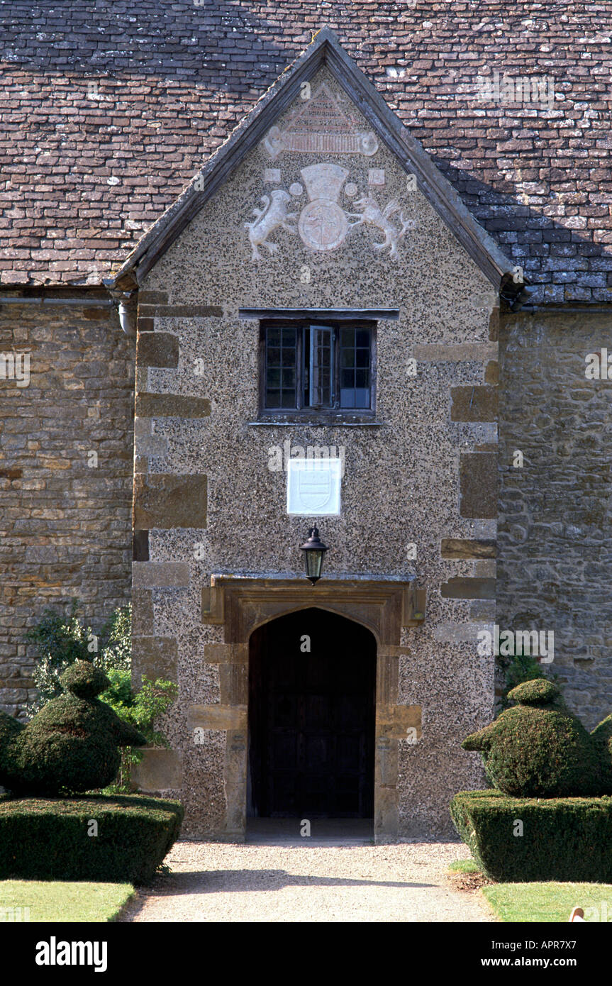 The porch of Sulgrave Manor the ancestral home of George Washington ...