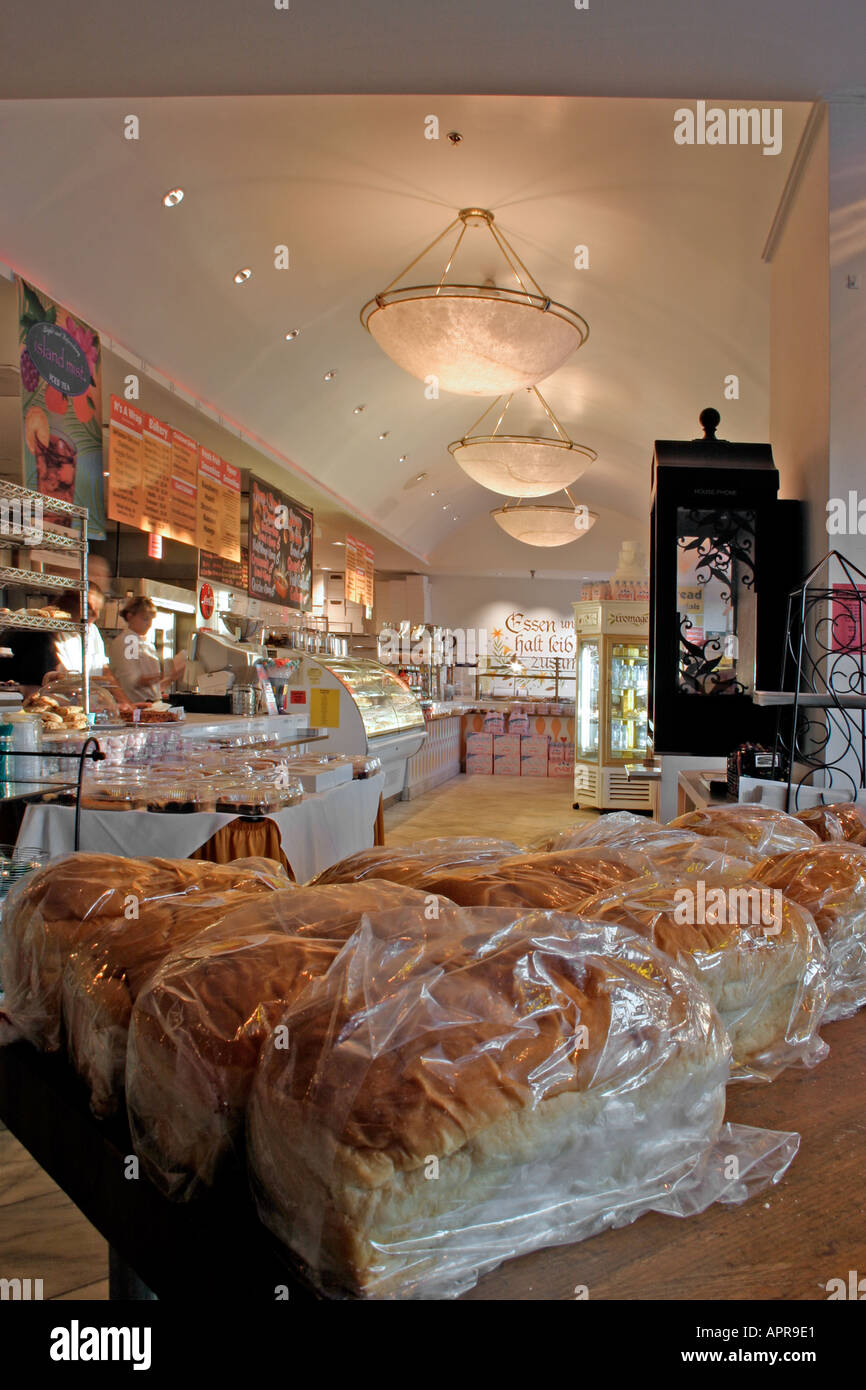 bread sell sales dough restaurant store bakery lights baker shelves ...