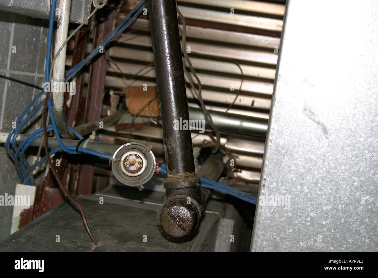 pipe pipes wire wires metal sheet sheetmetal industrial jury rigged ...