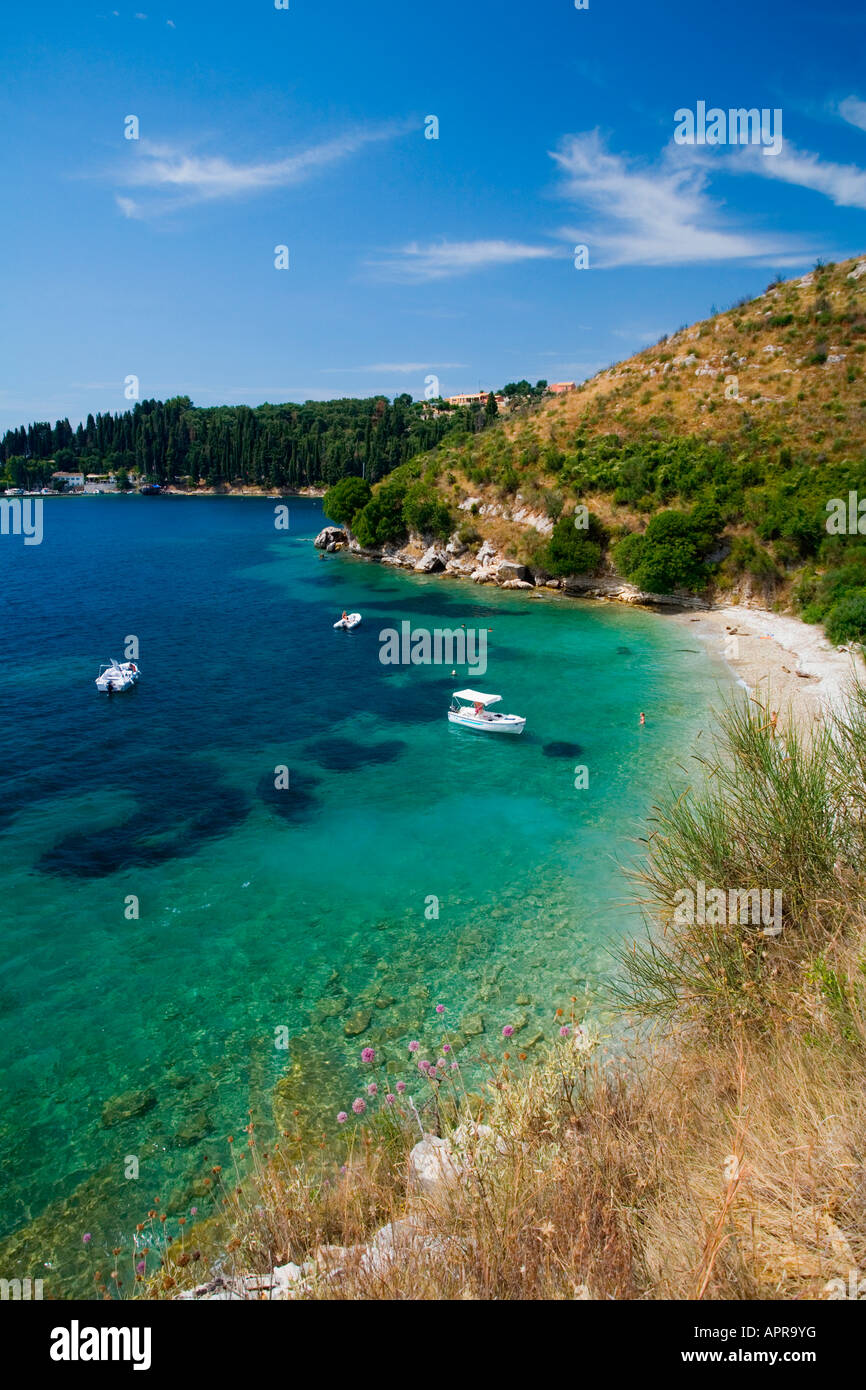 Hire Boats, Kouloura Bay, Near Kouloura, Corfu, Greece Stock Photo - Alamy