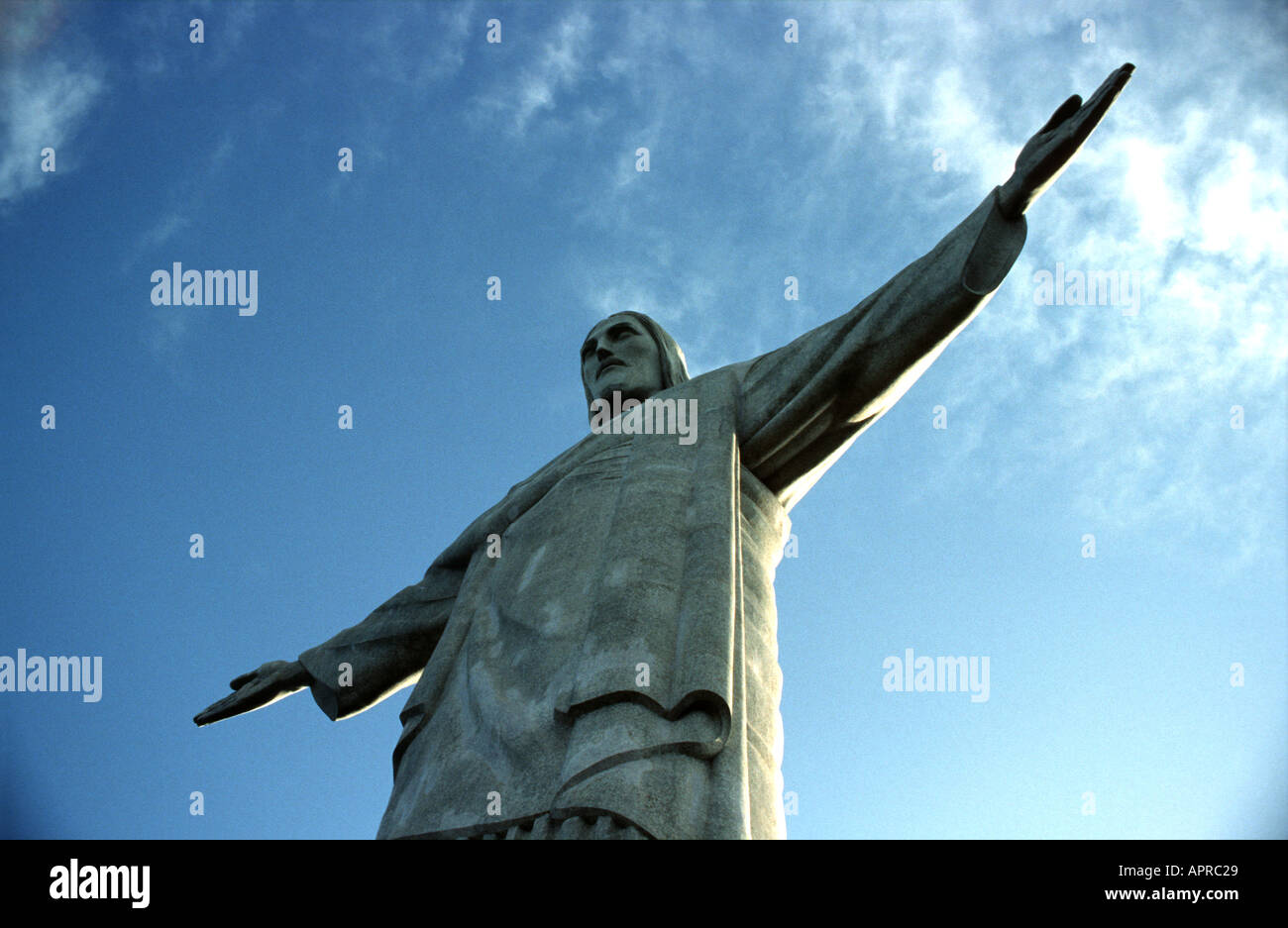 Statue of Christ overlooking Rio de Janeiro Brazil Stock Photo - Alamy