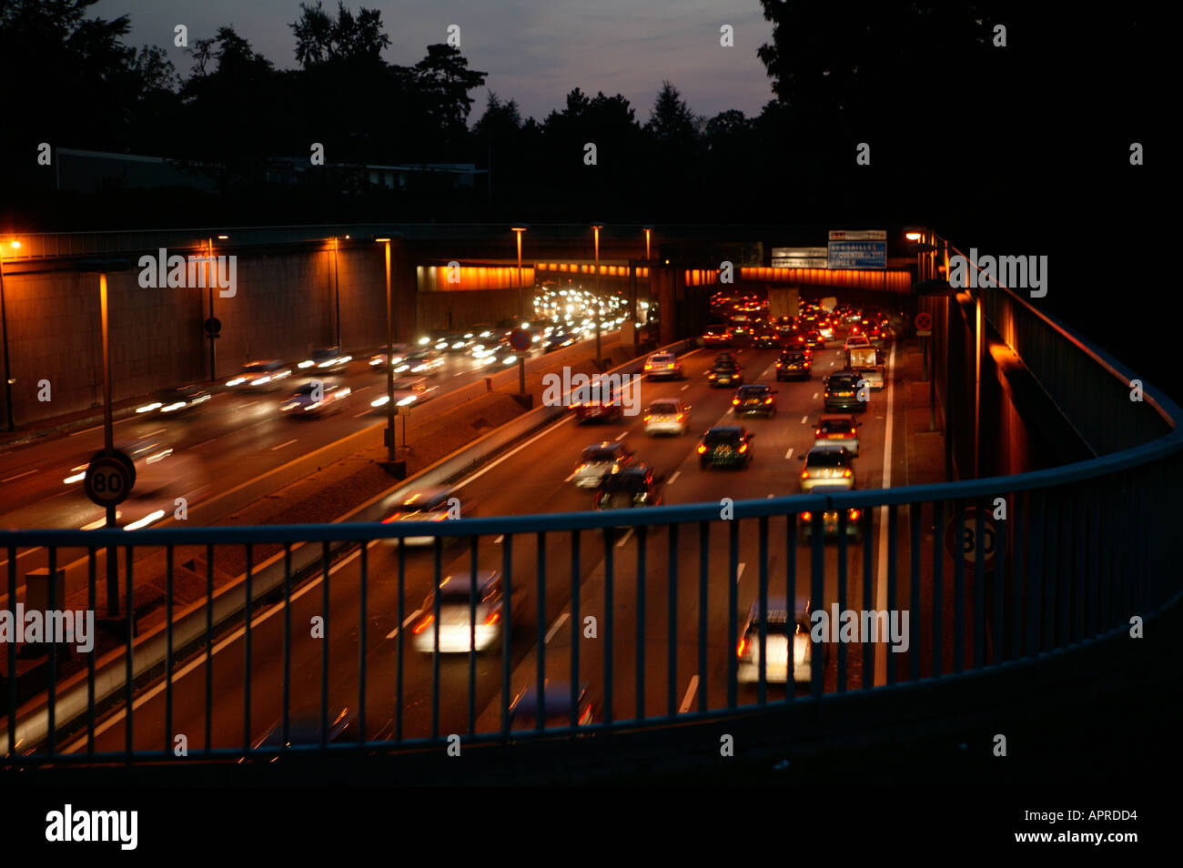 Peripherique paris night hi-res stock photography and images - Alamy