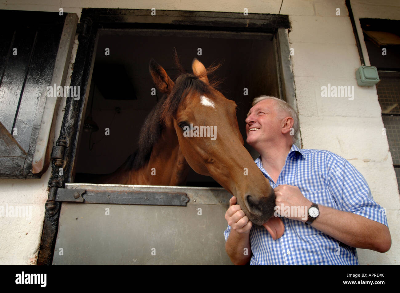 Picture By Jim Wileman 25 09 2006 Racehorse trainer Martin Pipe at his ...