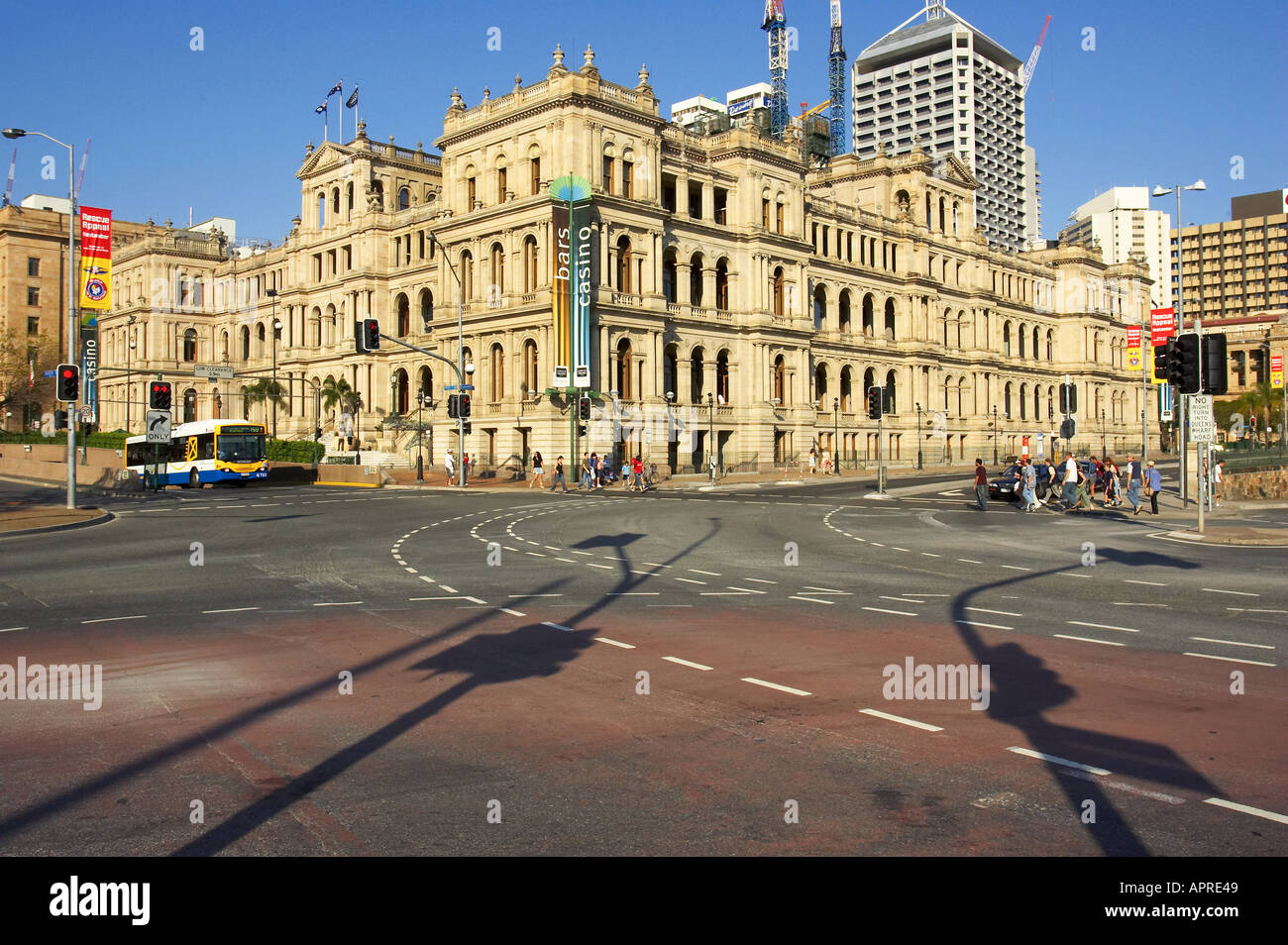 Treasury buildings brisbane queensland hi-res stock photography and ...