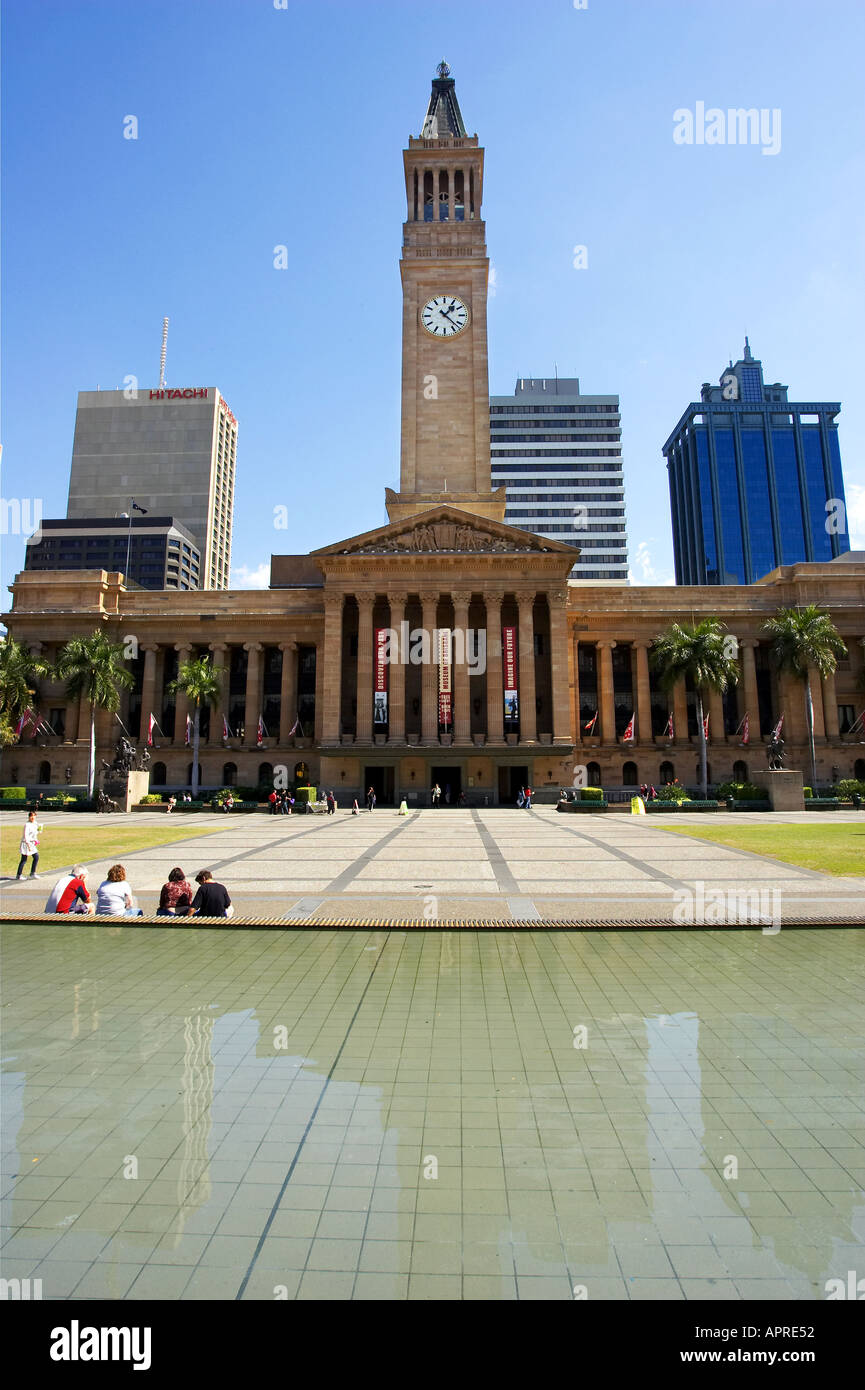 Historic brisbane city hall architecture hi-res stock photography and ...