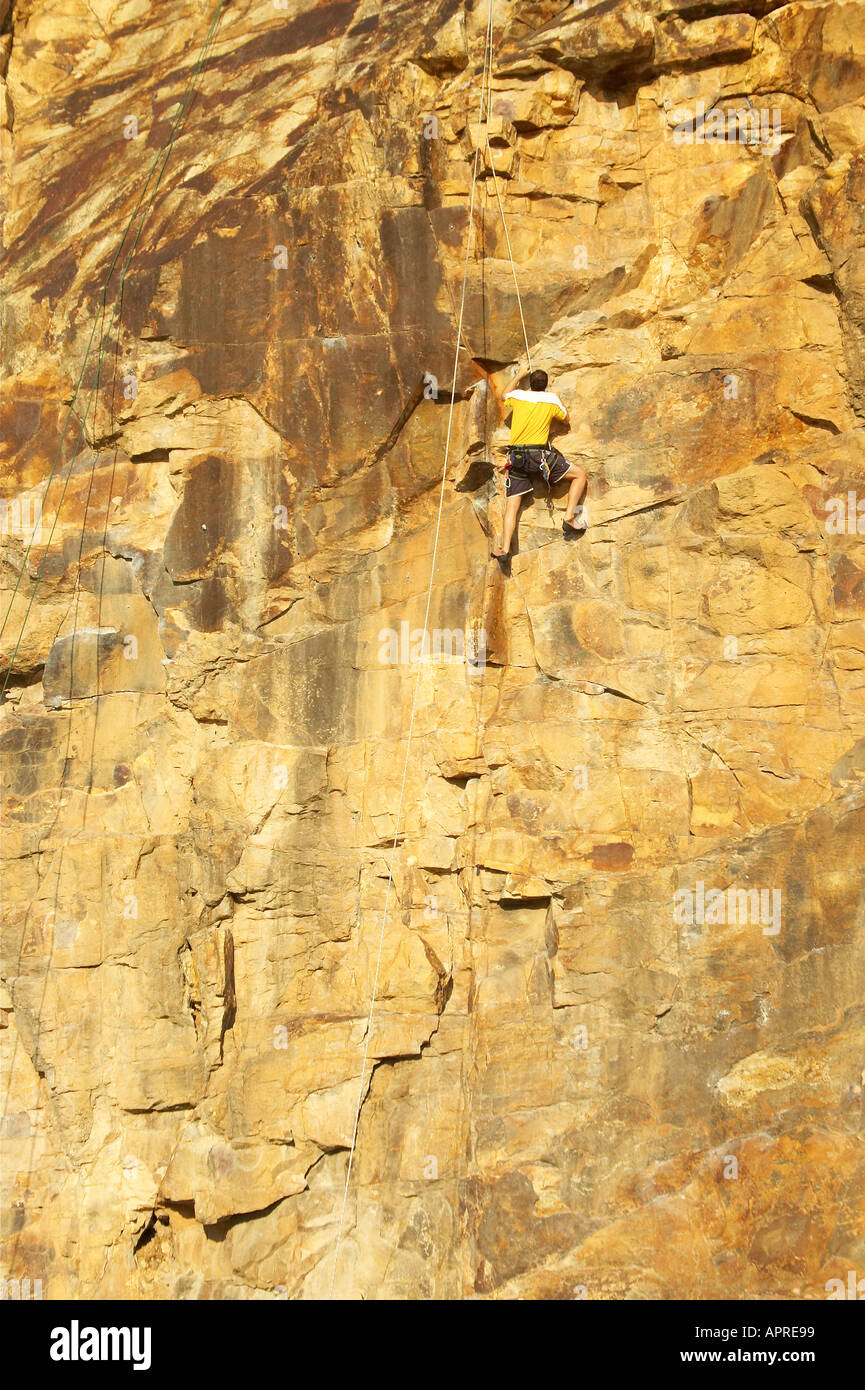 Australia Rock Climber Climbing High Resolution Stock Photography and ...