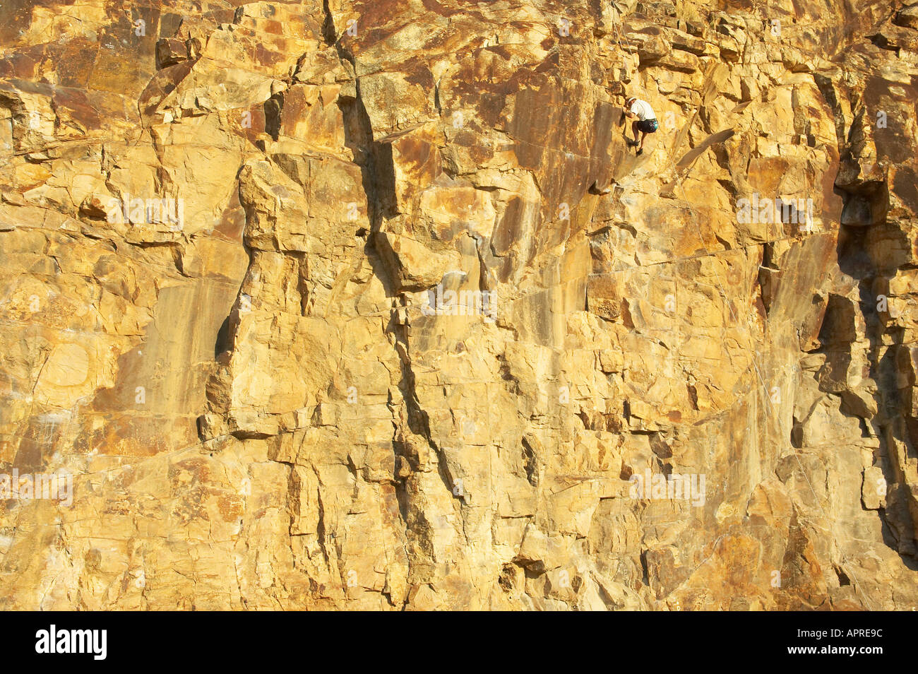 Rock Climbing by Brisbane River Brisbane Queensland Australia Stock ...