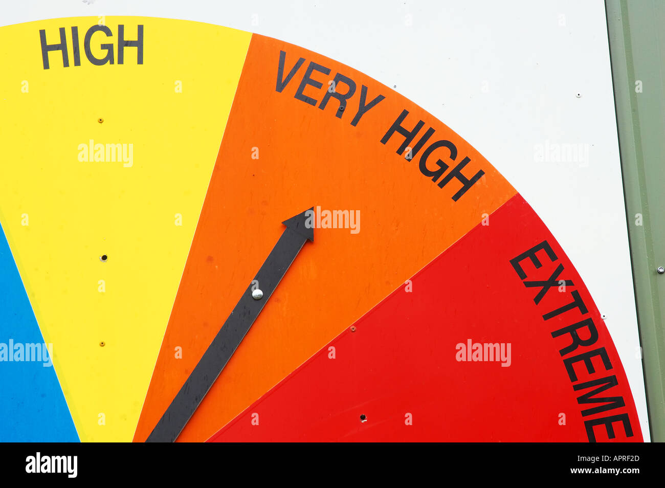 Fire Danger Warning Sign Queensland Australia Stock Photo - Alamy