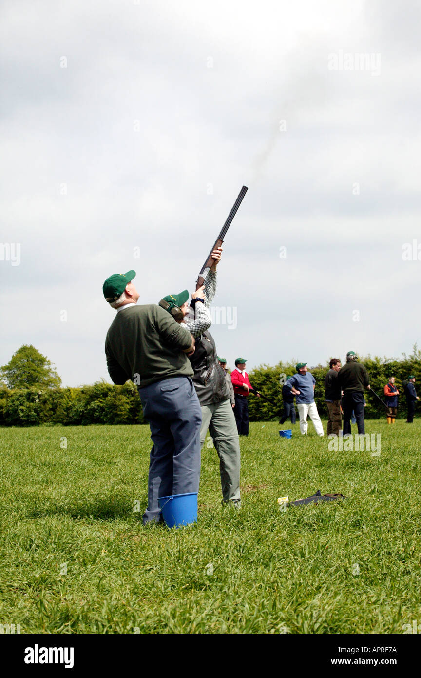 Clay Pigeon Shooting Stock Photo - Alamy
