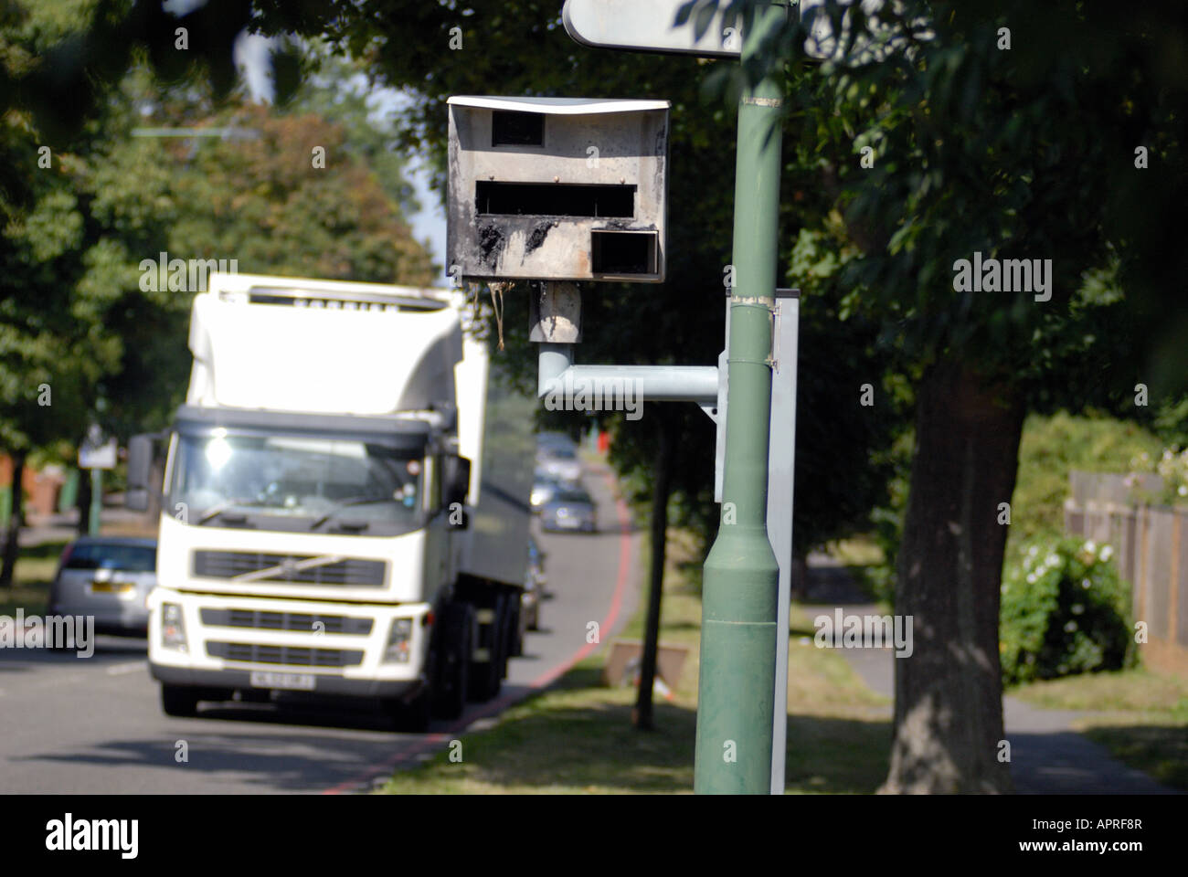 Burnt speed camera hi-res stock photography and images - Alamy