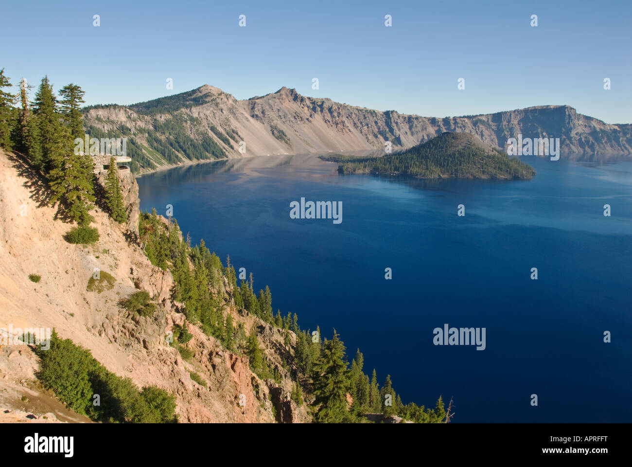 Oregon Crater Lake National Park Sinnott Memorial Overlook Wizard ...