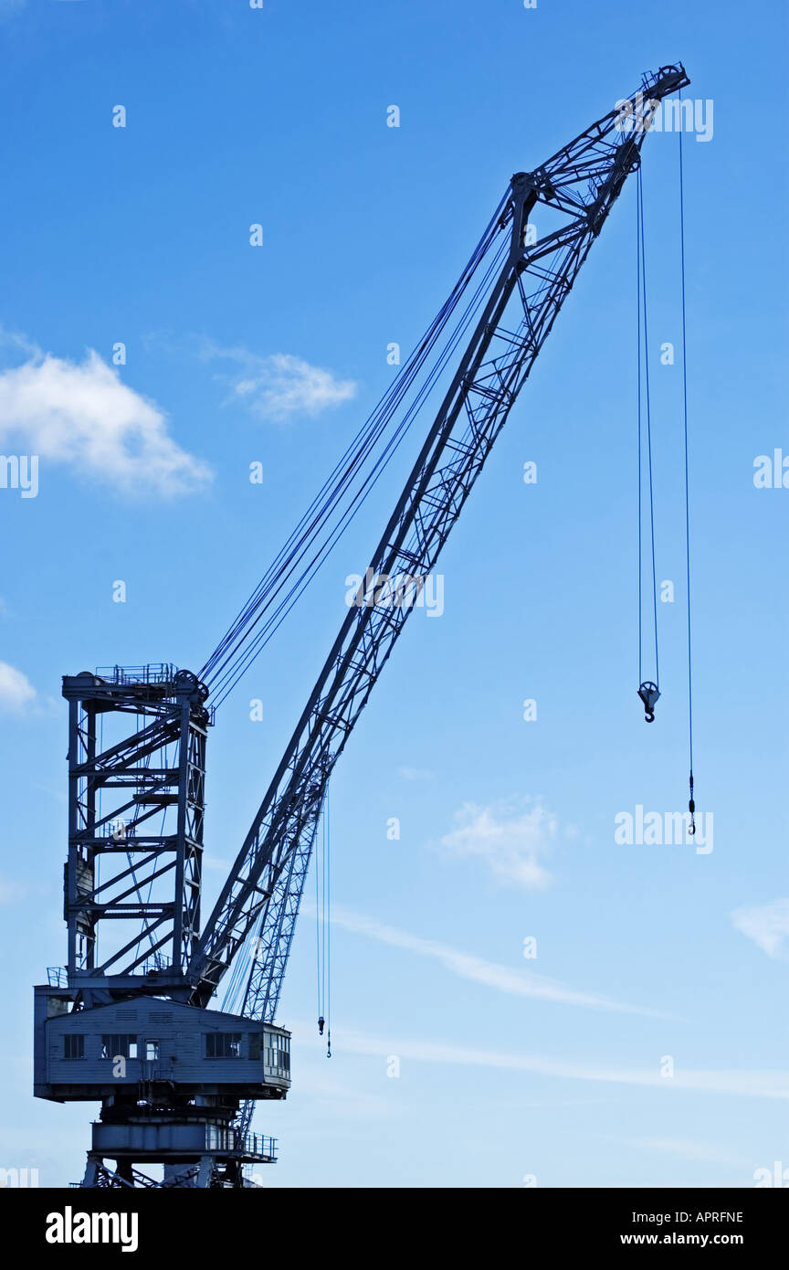 a dockyard crane Stock Photo - Alamy