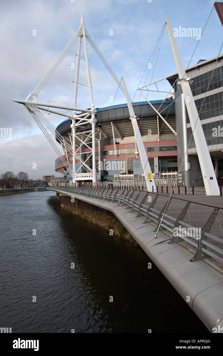 The Millennium Stadium, Cardiff, Wales, UK. The national stadium of ...