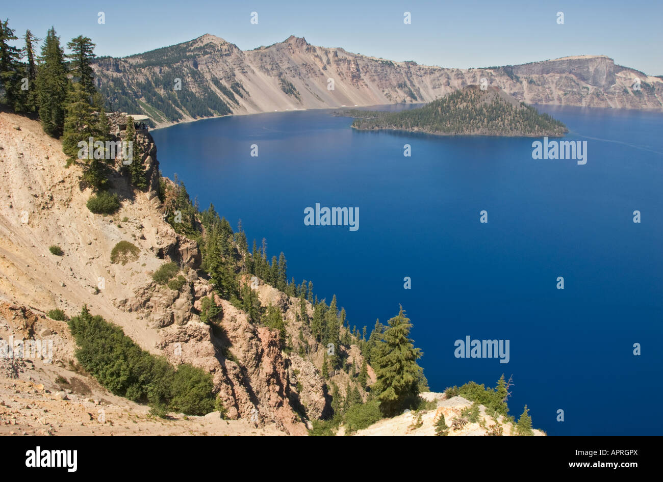 Oregon Crater Lake National Park Sinnott Memorial Overlook Wizard ...