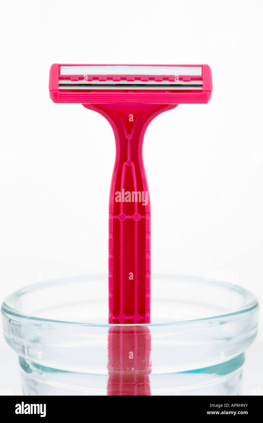 Disposable plastic razor Stock Photo - Alamy