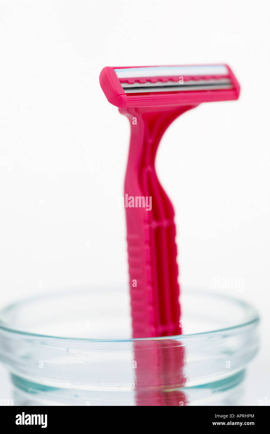 Disposable plastic razor Stock Photo - Alamy