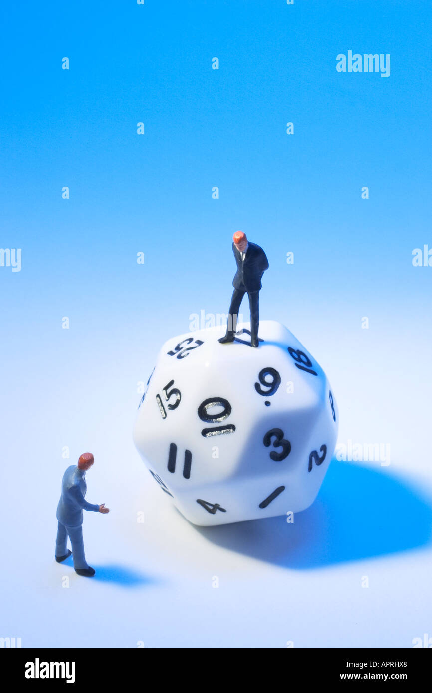 Businessman dice discussion hi-res stock photography and images - Alamy