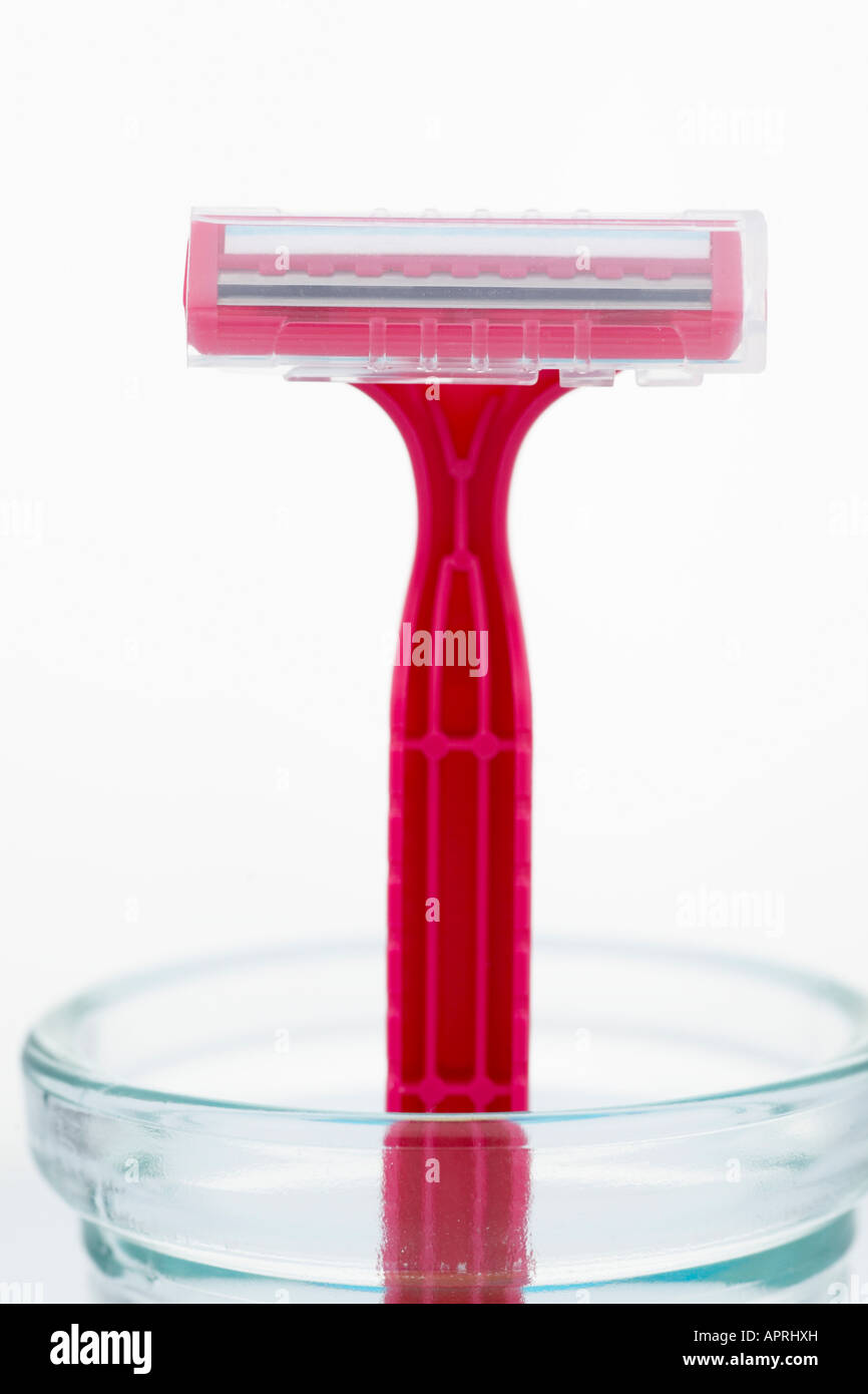 Disposable plastic razor Stock Photo - Alamy