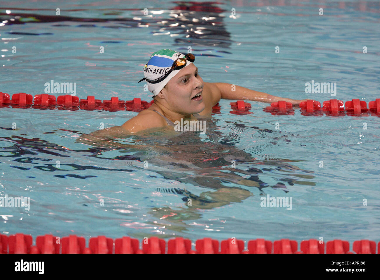 Female paralympic swimmer hi-res stock photography and images - Alamy