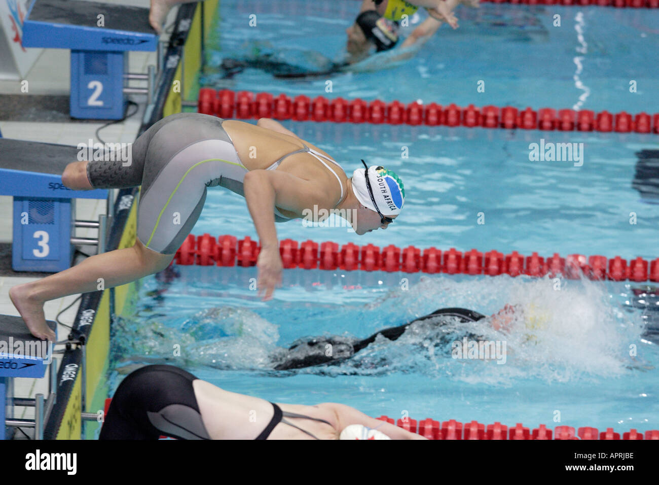Amputee swimmer hi-res stock photography and images - Alamy