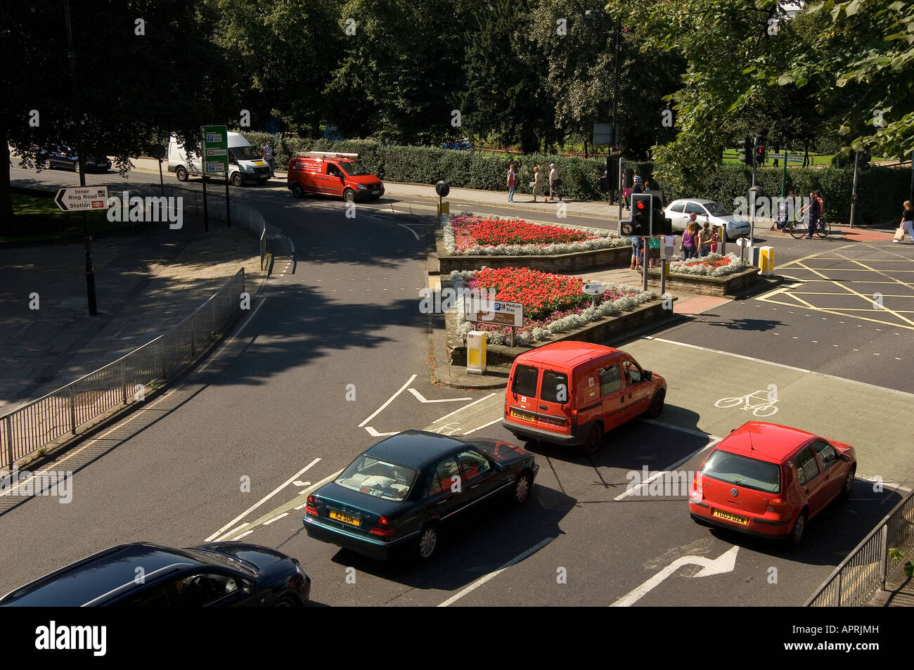 Cars Waiting Traffic Lights High Resolution Stock Photography and ...
