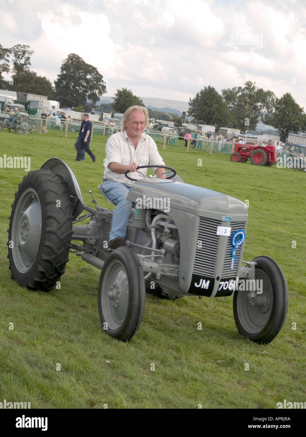 A 1947 Ferguson TE20 vintage tractor at Stokesley Agricultural show ...
