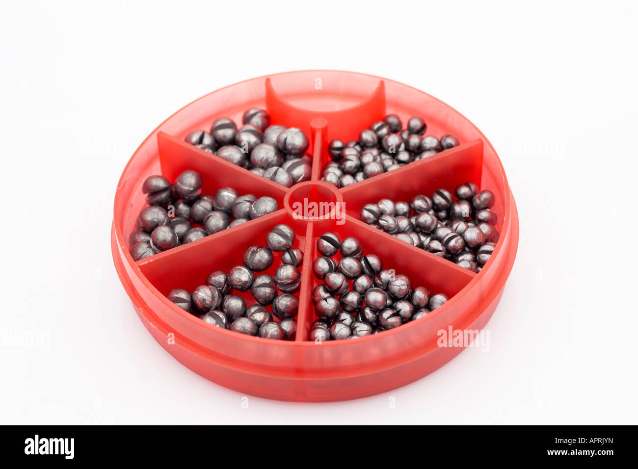 Fishing sinker box Stock Photo - Alamy