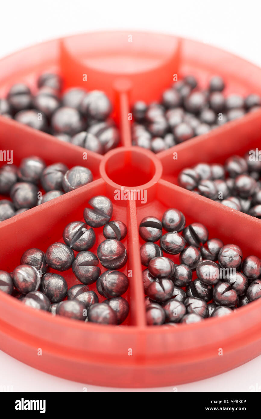 Fishing sinker box Stock Photo - Alamy