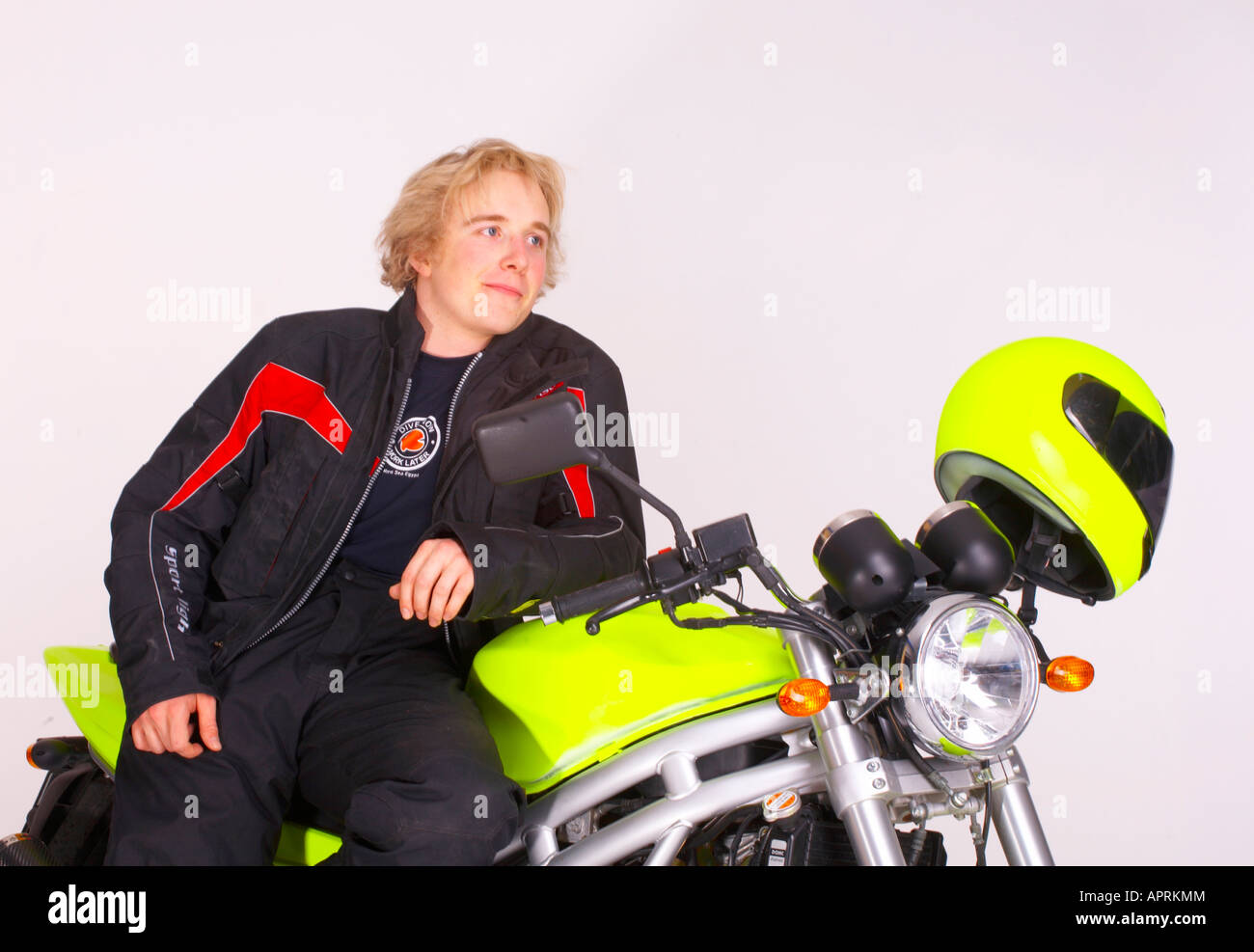 biker on white background Stock Photo - Alamy