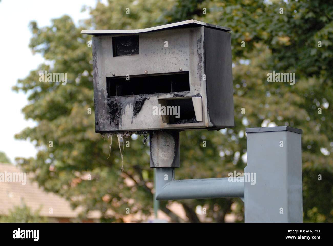 Burnt speed camera hi-res stock photography and images - Alamy