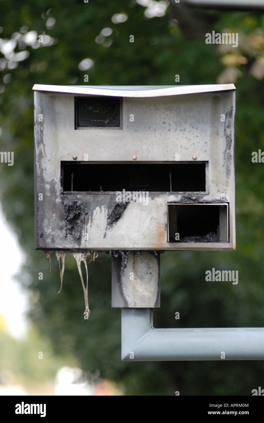 Burnt speed camera hi-res stock photography and images - Alamy