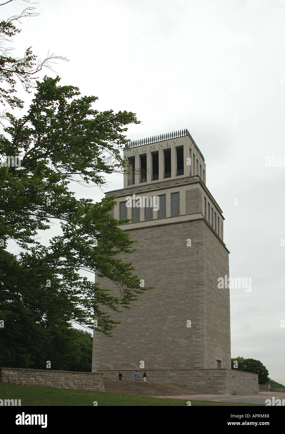 BUCHENWALD BELL TOWER MONUMENT IN MEMORY OF DEAD FROM THIS ...