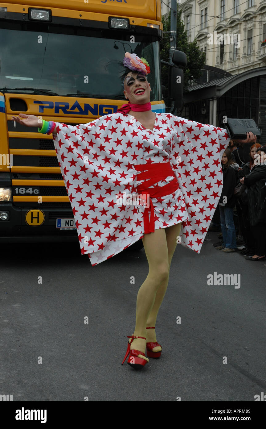 Rainbow parade vienna hi-res stock photography and images - Alamy