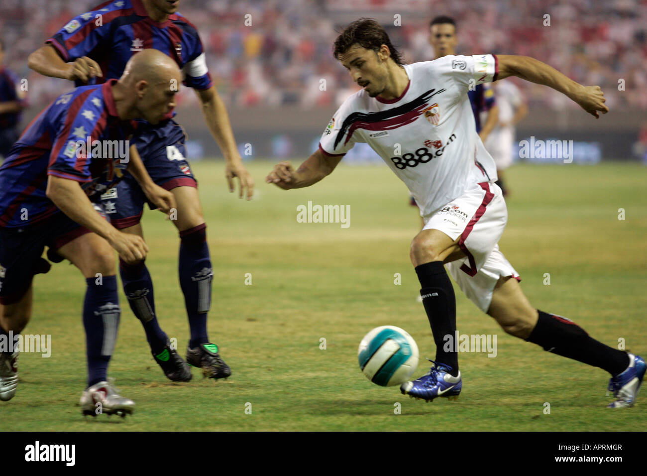 Antonio Puerta dribbling opponent players Stock Photo - Alamy