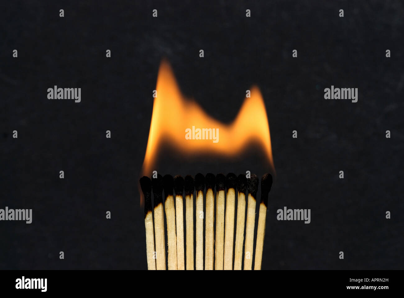 Burnt match Cut Out Stock Images & Pictures - Alamy