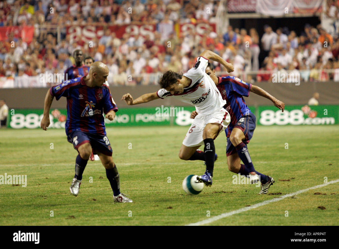 Antonio Puerta dribbling opponent players Stock Photo - Alamy