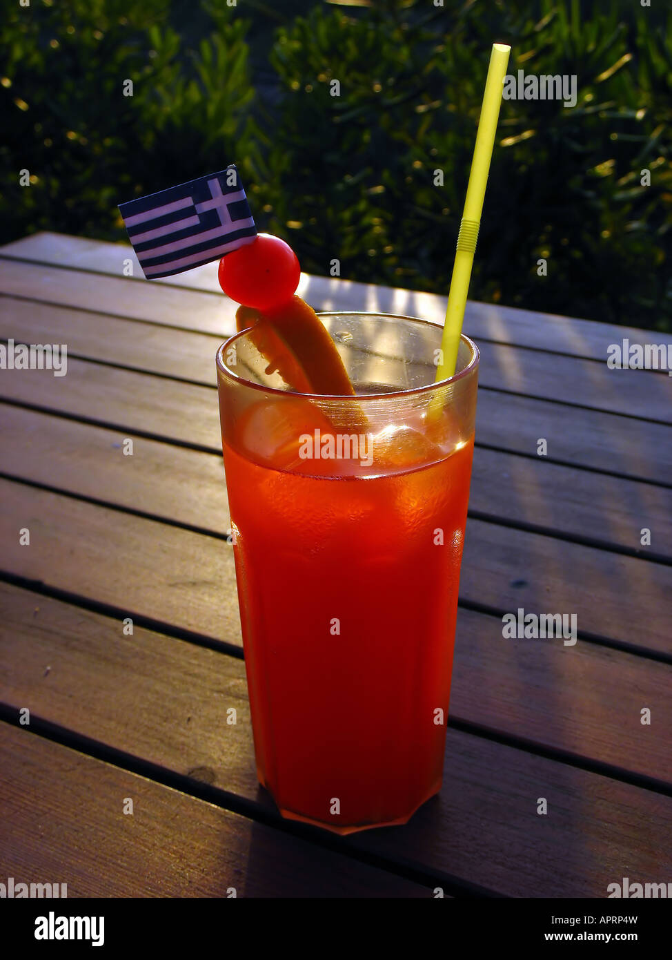 Greece cocktail on the islands Corfu Stock Photo - Alamy