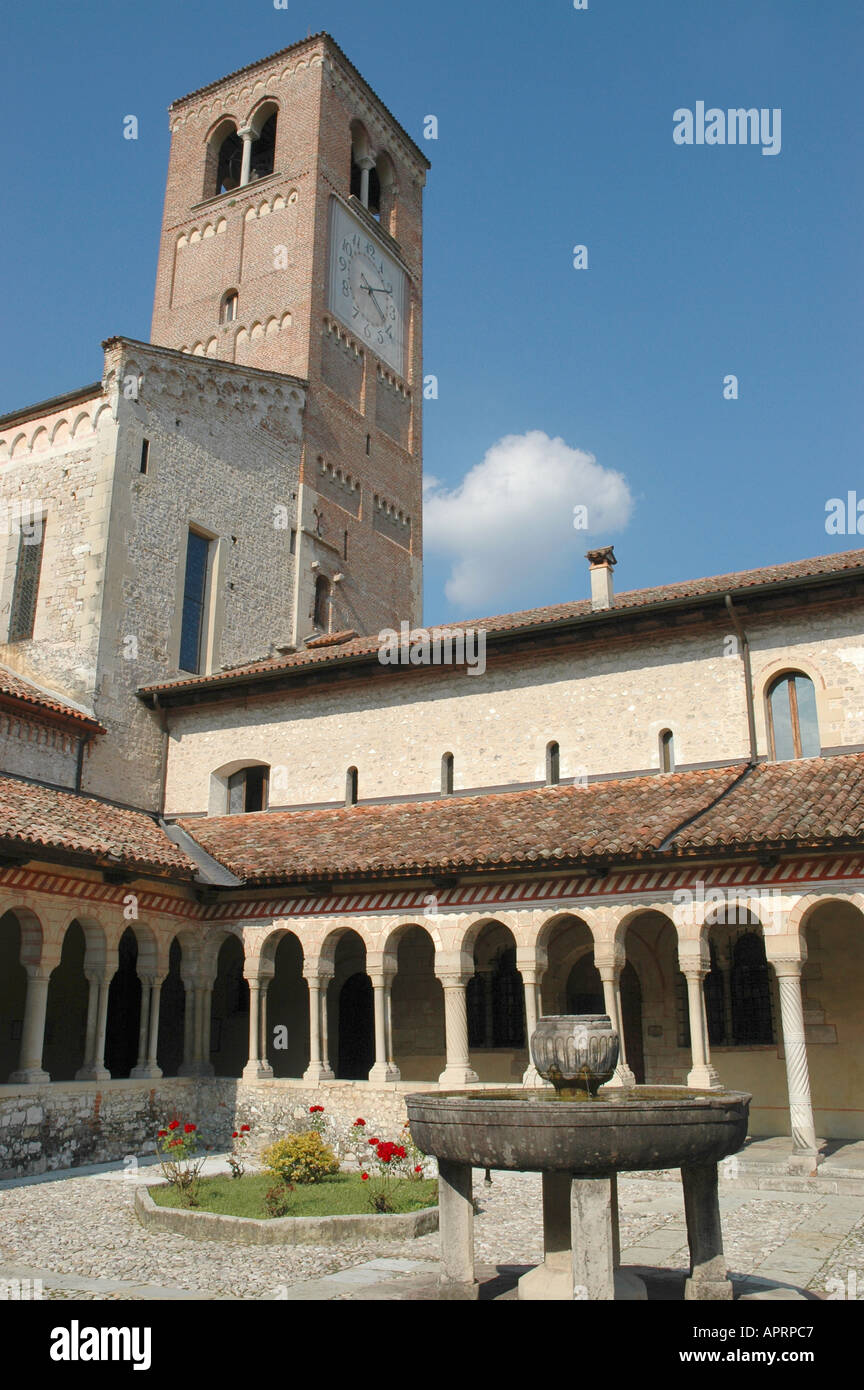 Santa Maria di Follina Abbey Stock Photo - Alamy